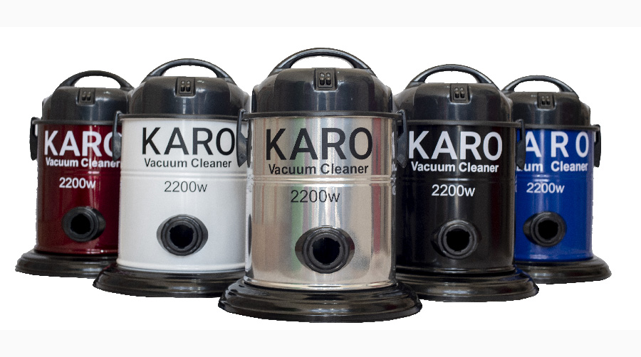 جارو برقی سطلی کارو 2200W برند KARO - شرکت کارو