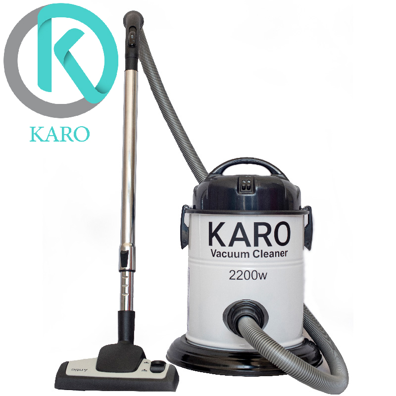 جارو برقی سطلی کارو 2200W برند KARO - شرکت کارو